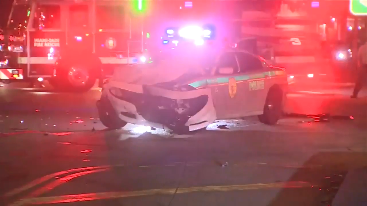 Mdpd Officer Taken To Hospital After Hit And Run On Coral Way In Sw
