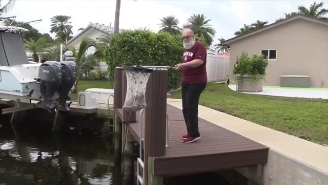 Fort Lauderdale man installs ‘floating trash can’ as part of new ...