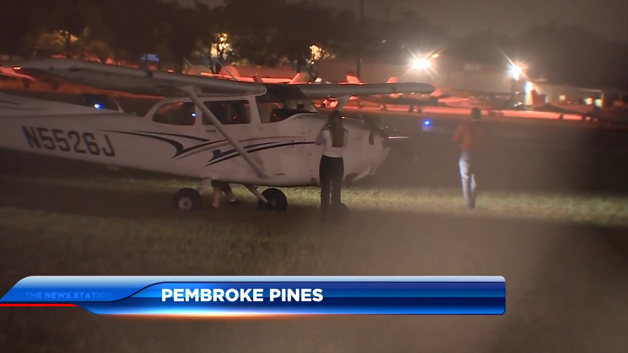 Plane runs off runway in Pembroke Pines; no injuries reported - WSVN ...