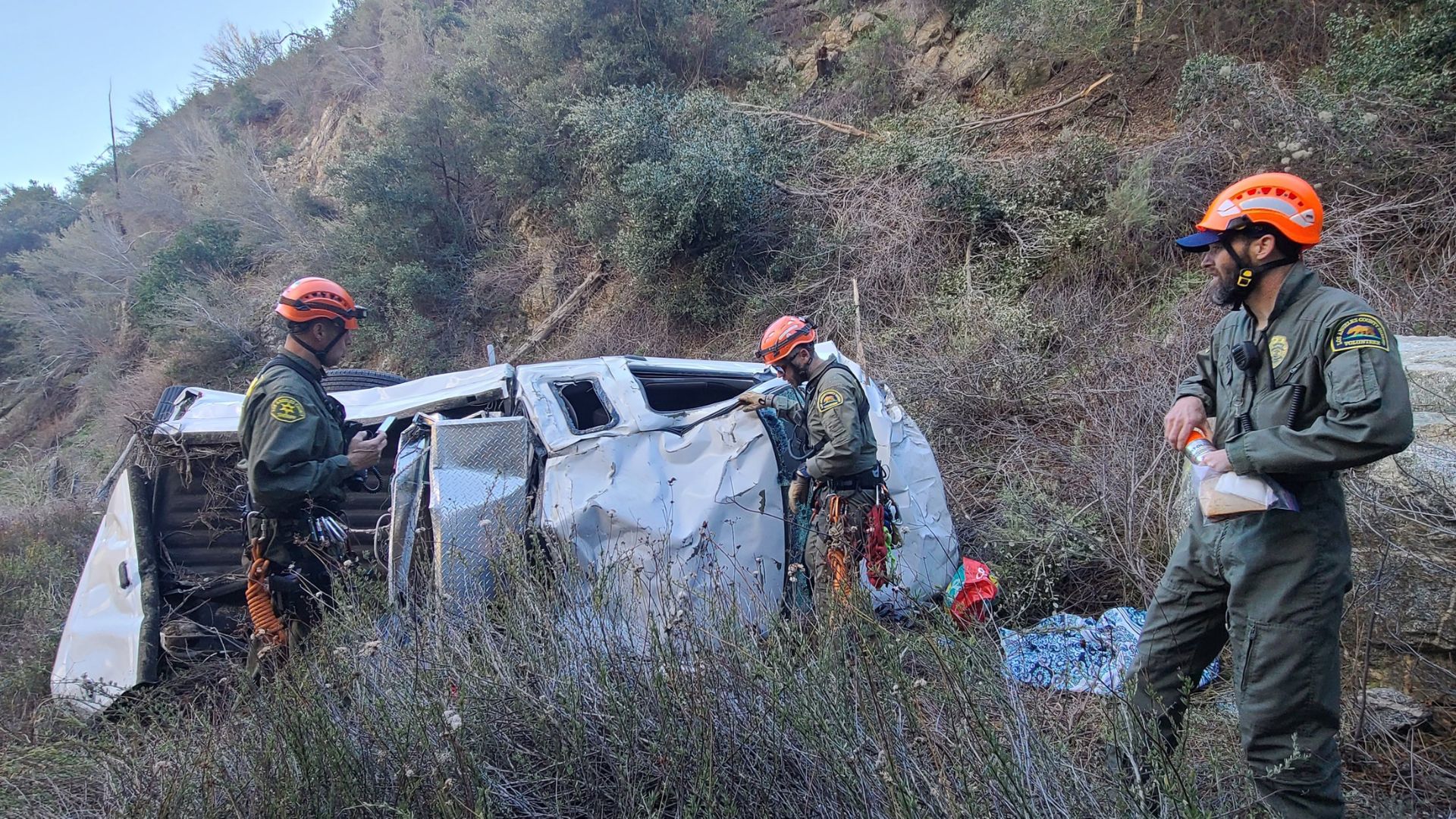 A woman survived 4 nights in California mountains after her car fell ...