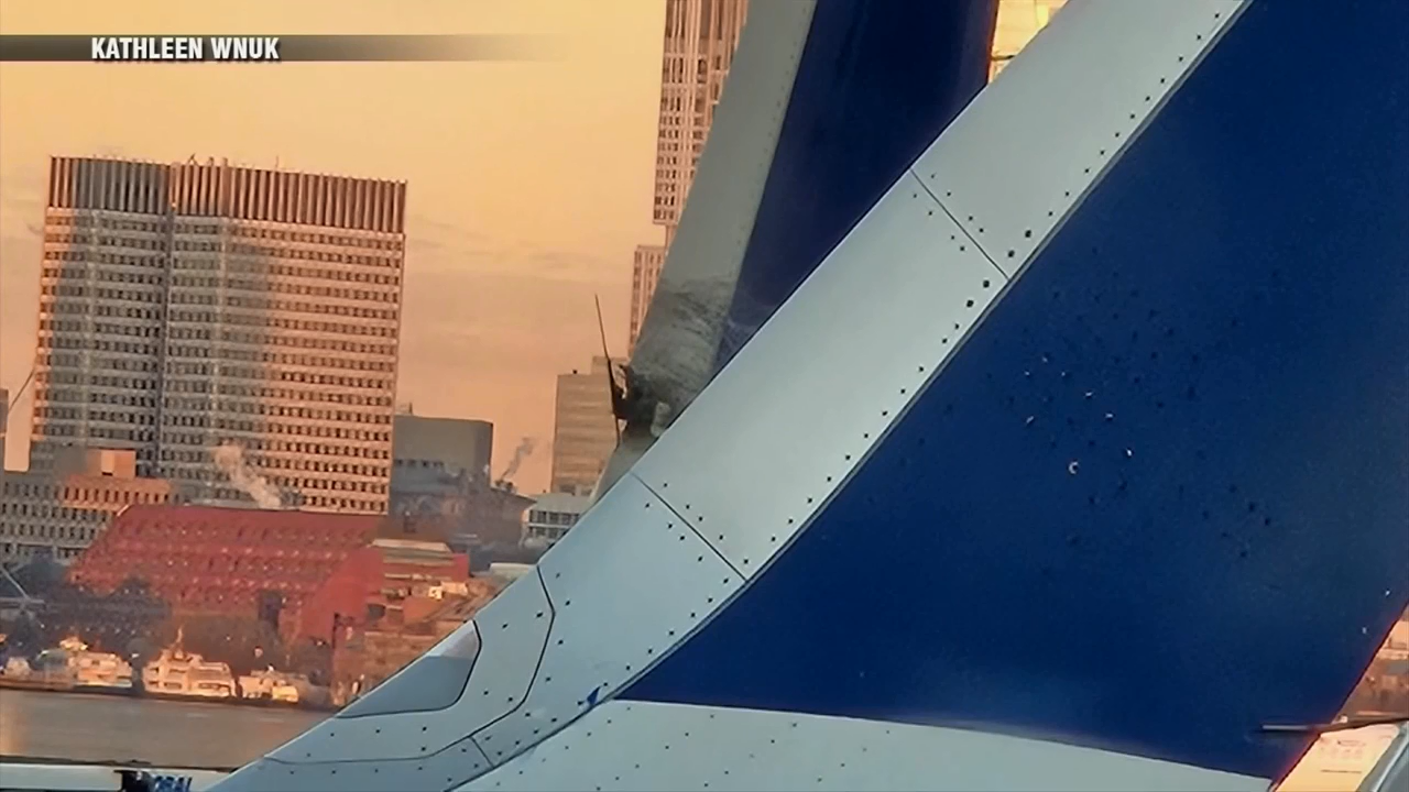 2 JetBlue planes make contact at Logan Airport, wingtip touches tail ...