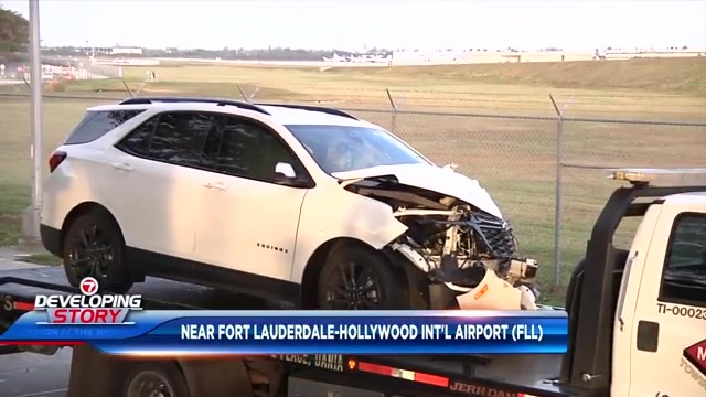 4 hurt after SUV, van collide on Perimeter Road near FLL - WSVN 7News ...
