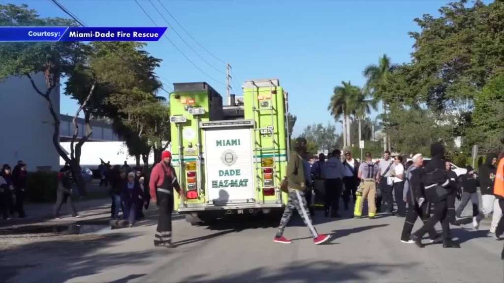 Miami Dade Fire Rescue Hazmat Departments Put Hazmat Command Centers