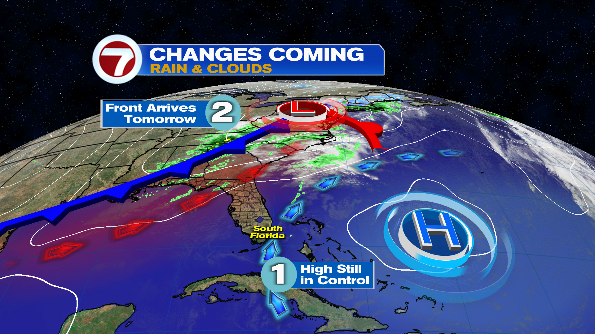 Warmer Winds Friday Ahead of Next Front Tonight - WSVN 7News | Miami ...