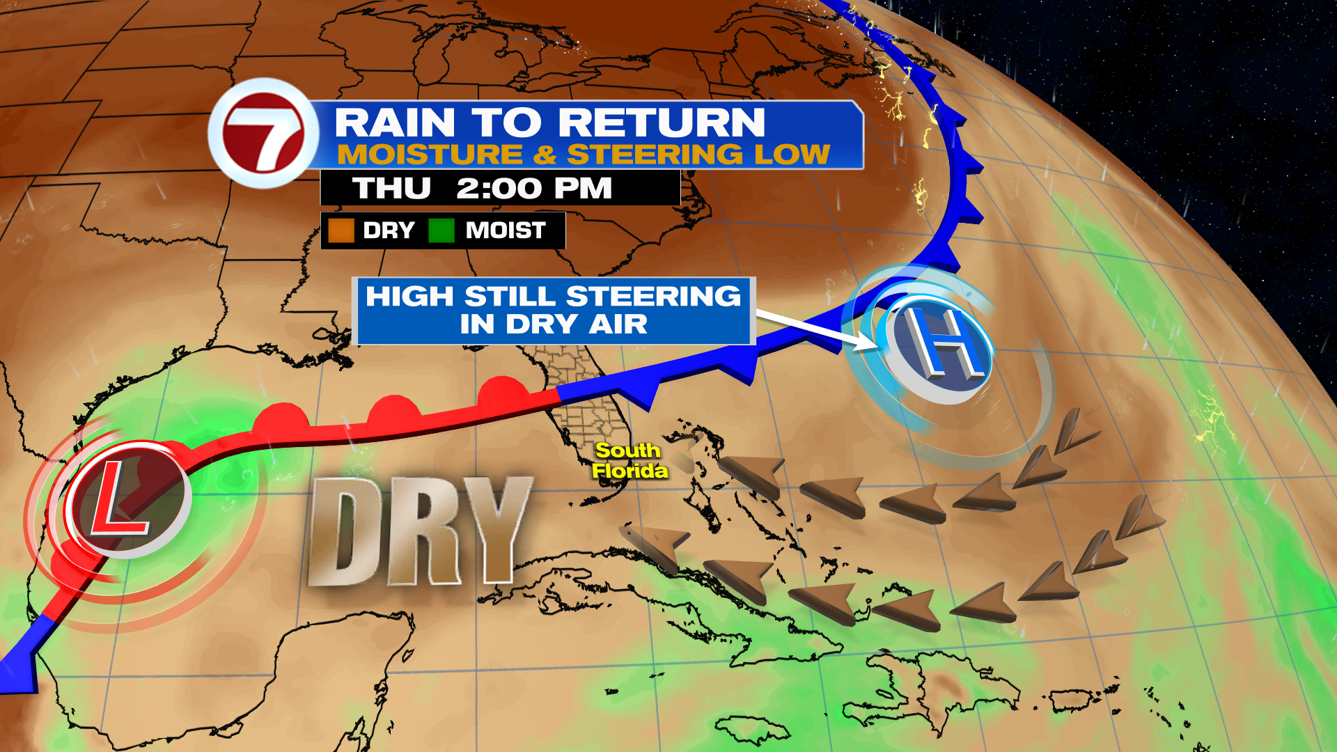 Warm and Dry Pattern Holds For Now - WSVN 7News | Miami News, Weather ...