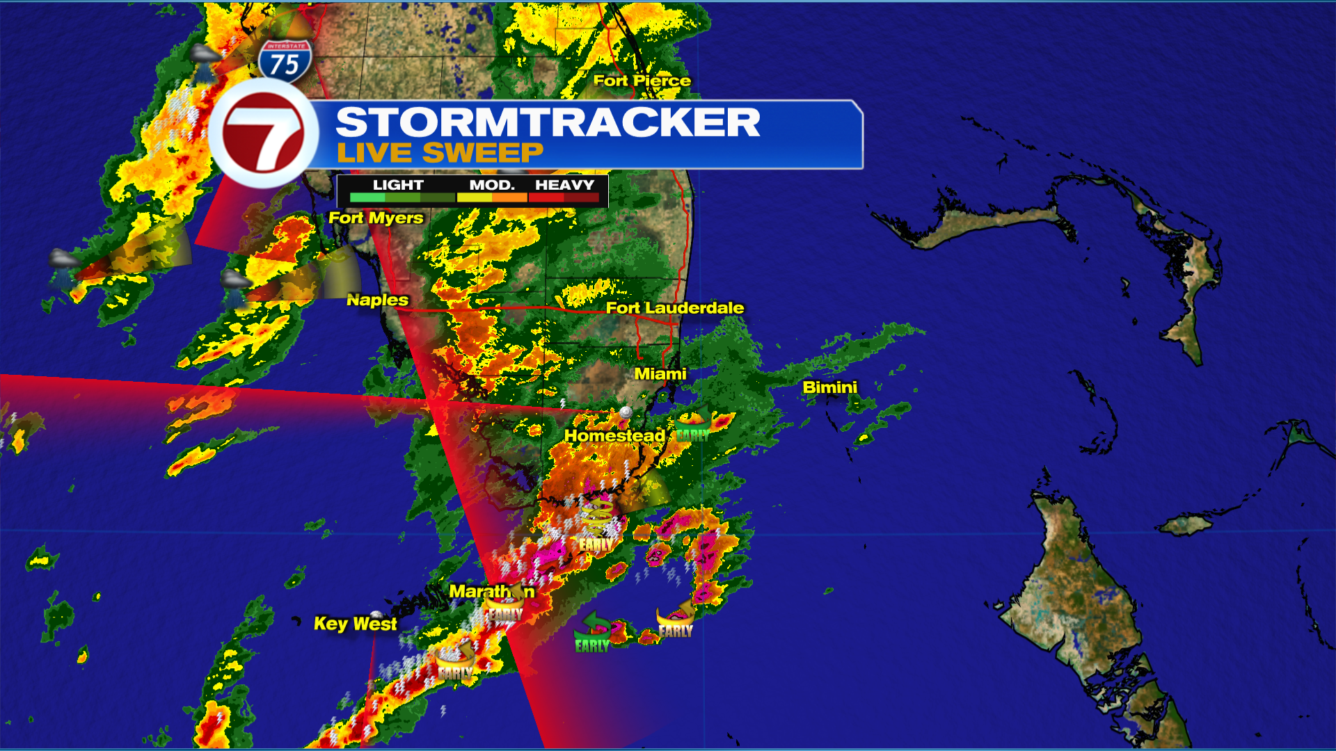 Rounds of Rain & Storms - WSVN 7News | Miami News, Weather, Sports ...