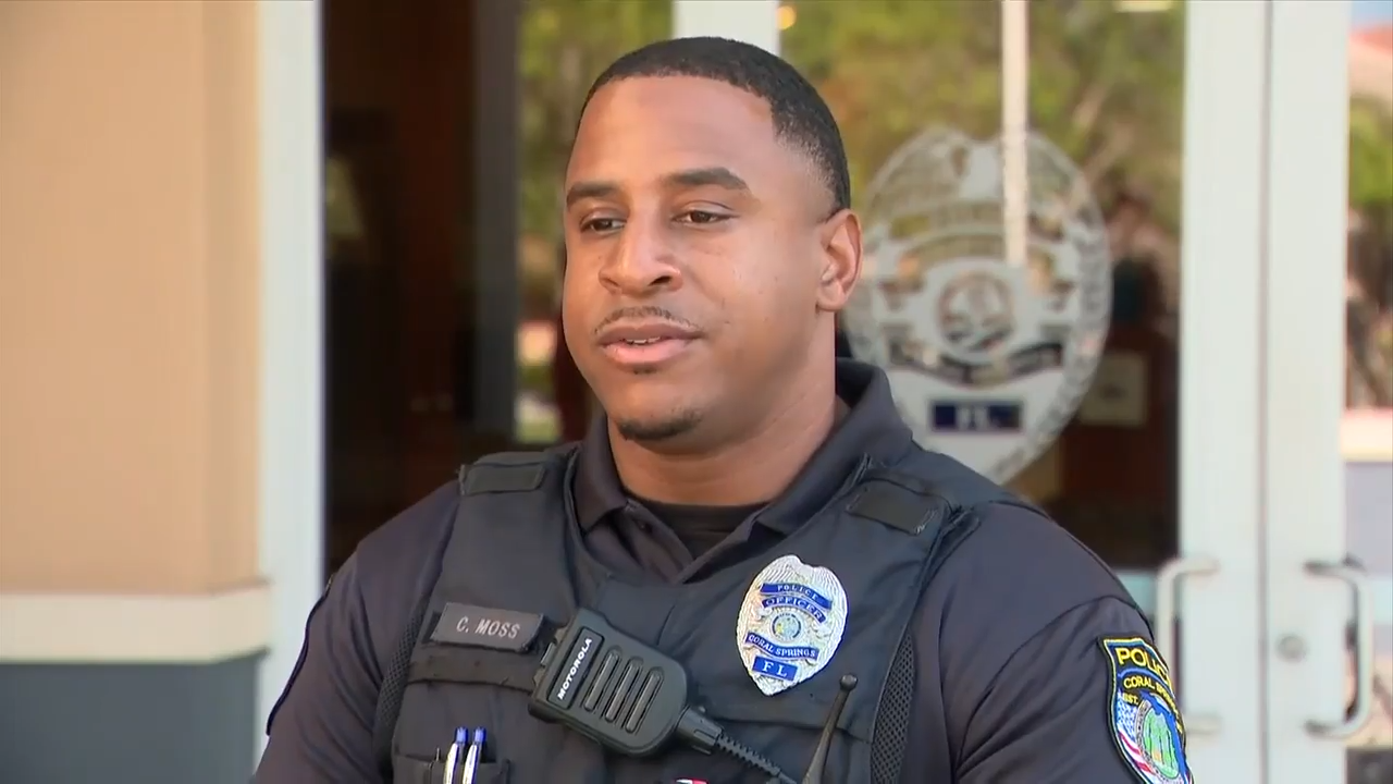 Coral Springs Police officer describes moment when he rescued 2 after ...