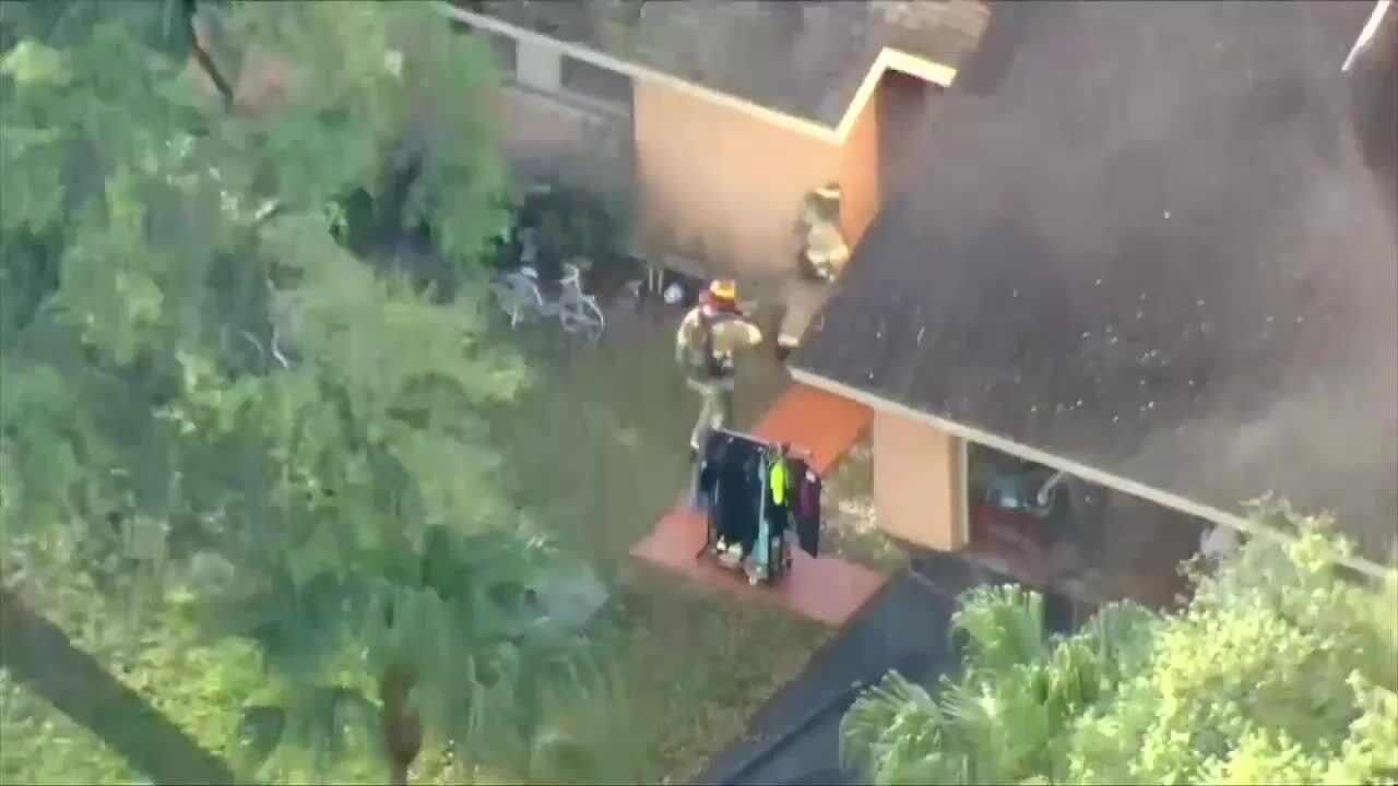 Cooper City Home Catches Fire No Injuries Reported Wsvn 7news