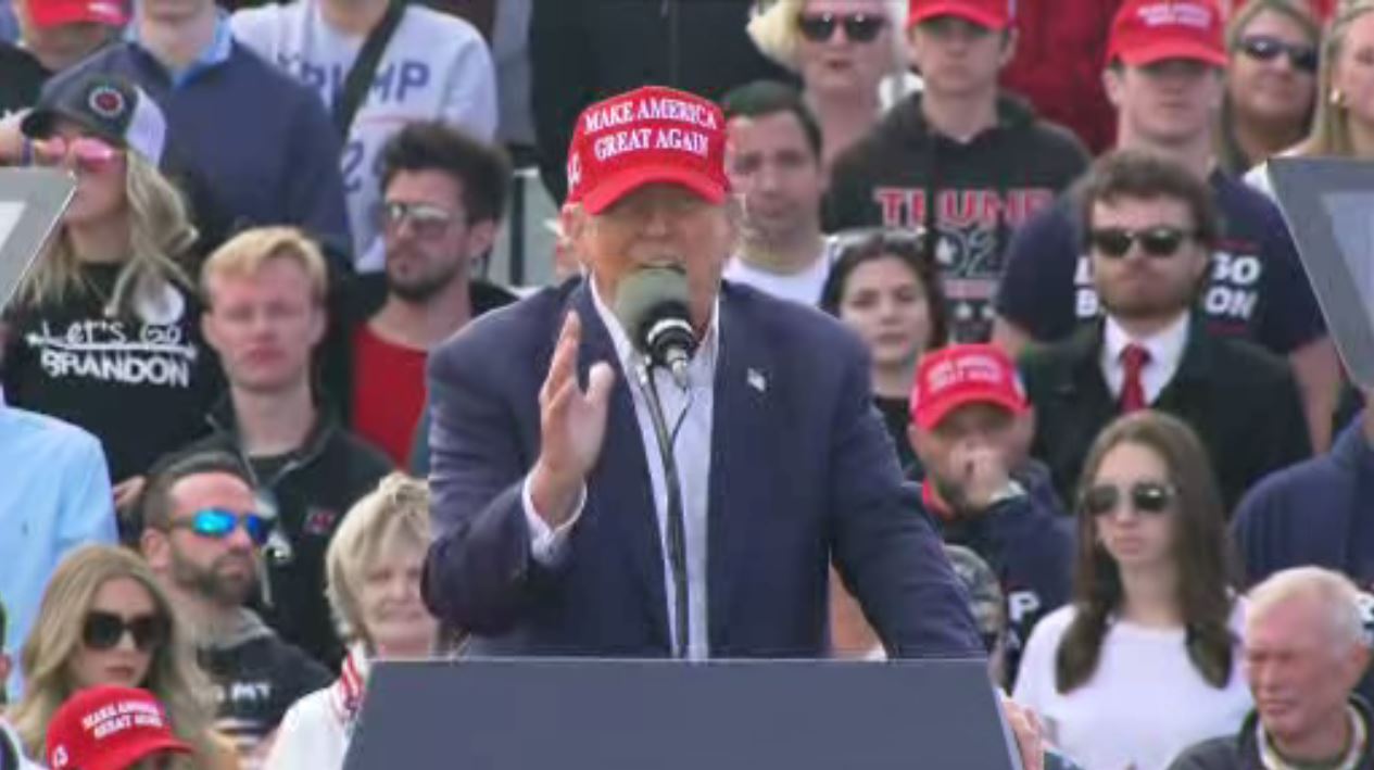 Trump tells Jersey Shore crowd he’s being forced to endure ‘Biden show ...