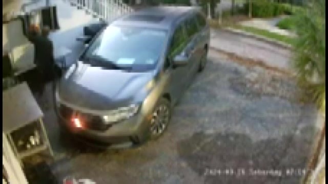 Video shows arson suspect setting fire to car, AC unit behind Las Olas ...