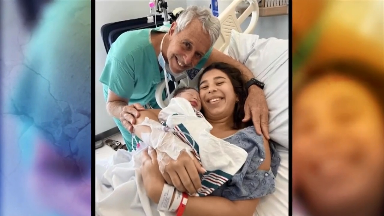 Mount Sinai doctor helps deliver baby for a mother and family that ...