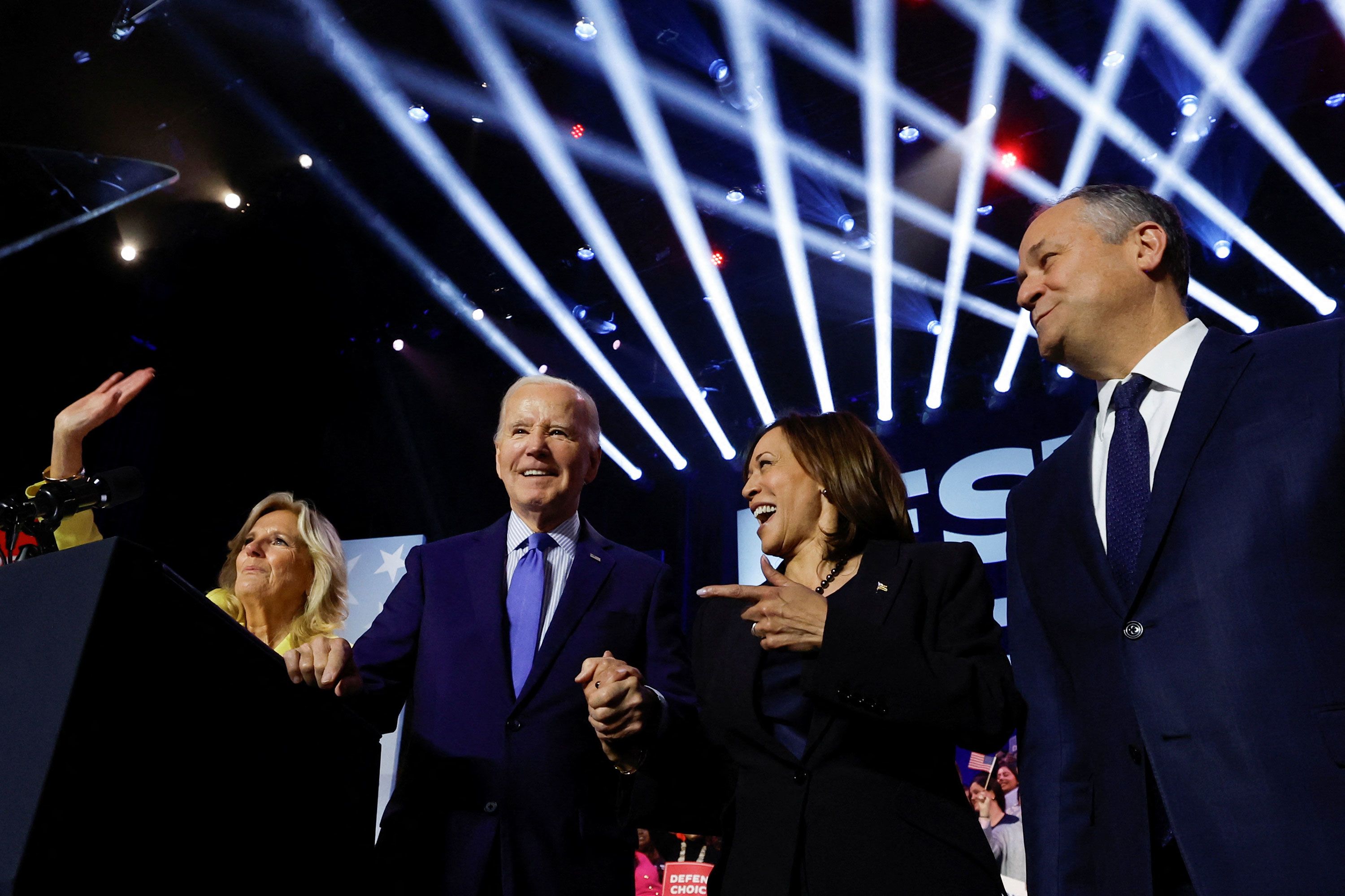 Biden and Harris team up for a rare joint appearance in North Carolina ...