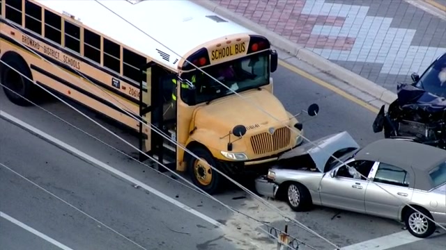 School bus involved in multi-vehicle collision in Coconut Creek; no ...