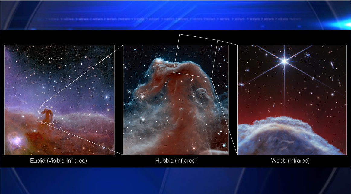 A horse-shaped nebula gets its close-up in new photos by NASA’s Webb ...