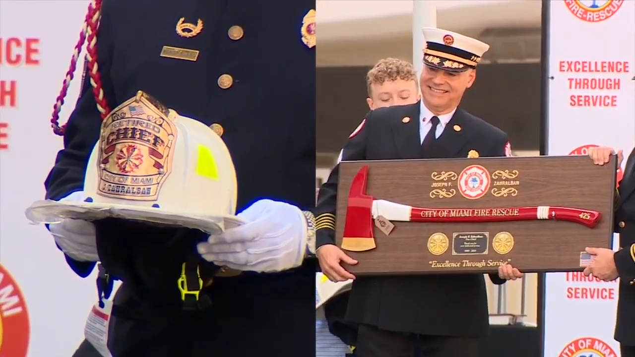 Change of Command ceremony held for new Miami Fire Rescue chief - WSVN ...
