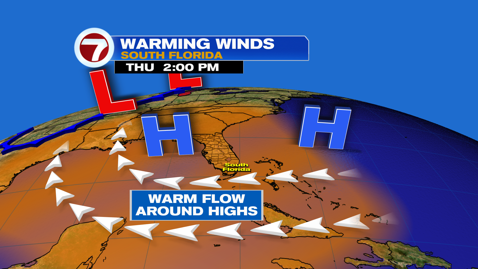 Warming Winds - WSVN 7News | Miami News, Weather, Sports | Fort Lauderdale