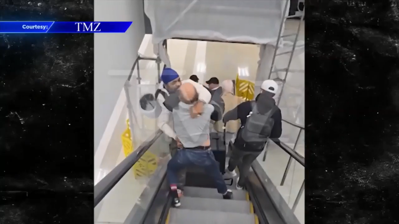 Rapper Jim Jones fights two men at FLL in viral video - WSVN 7News ...