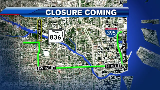 EB Dolphin Expressway in Miami to close overnight starting Friday so ...