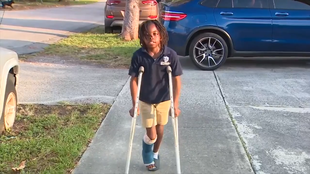 8-year-old boy injured in Miami Gardens hit-and-run speaks out amid ...