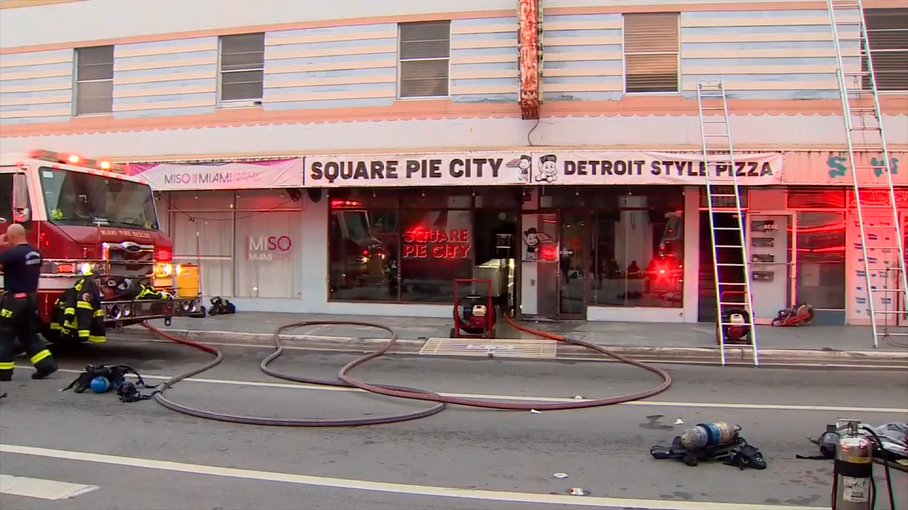 Elderly man hospitalized following fire in Miami pizza restaurant ...