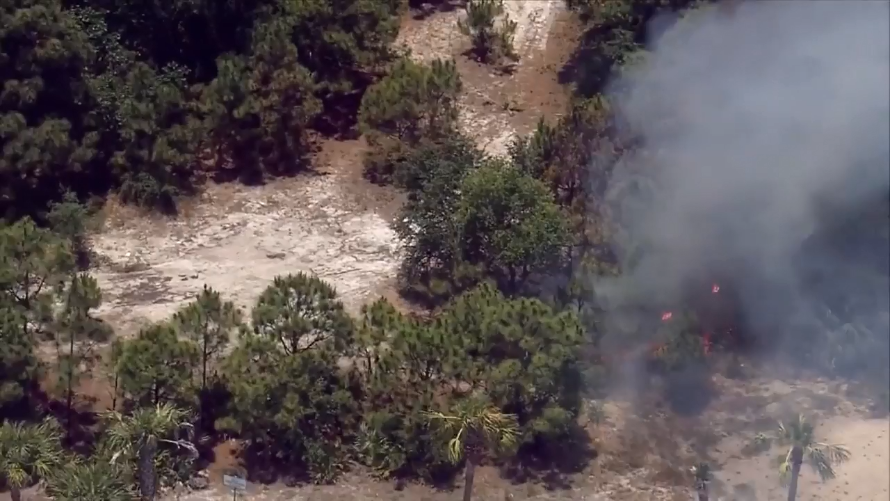 Firefighters put out small grass fire in Miramar - WSVN 7News | Miami ...