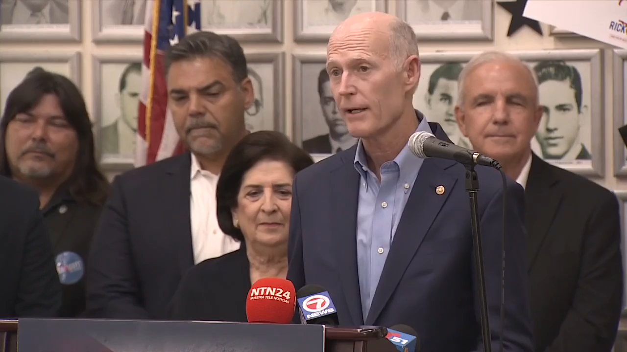 Florida Sen. Rick Scott, a close Trump ally, joins race to succeed ...