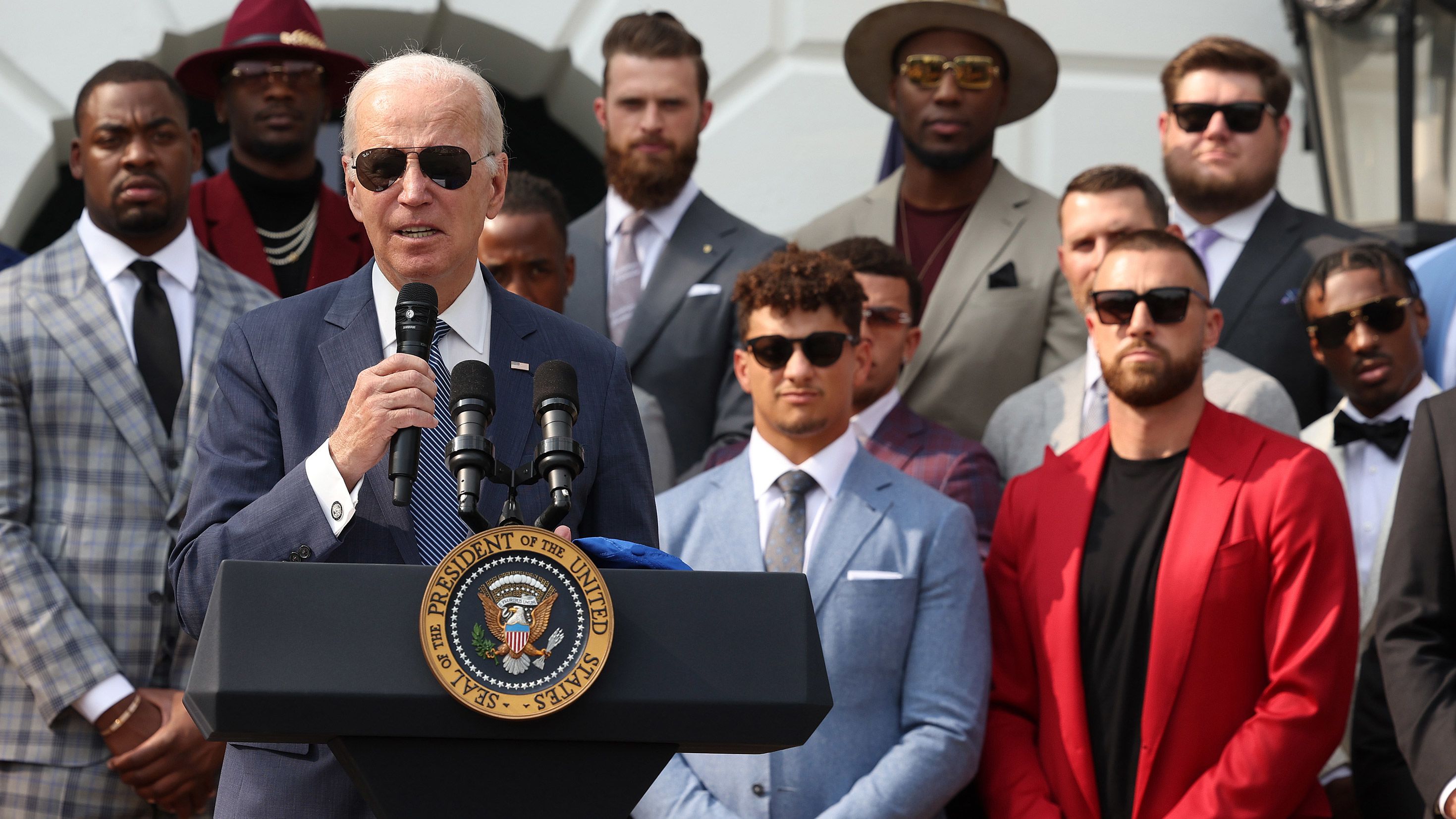 Biden hosts Kansas City Chiefs at White House as team celebrates back ...