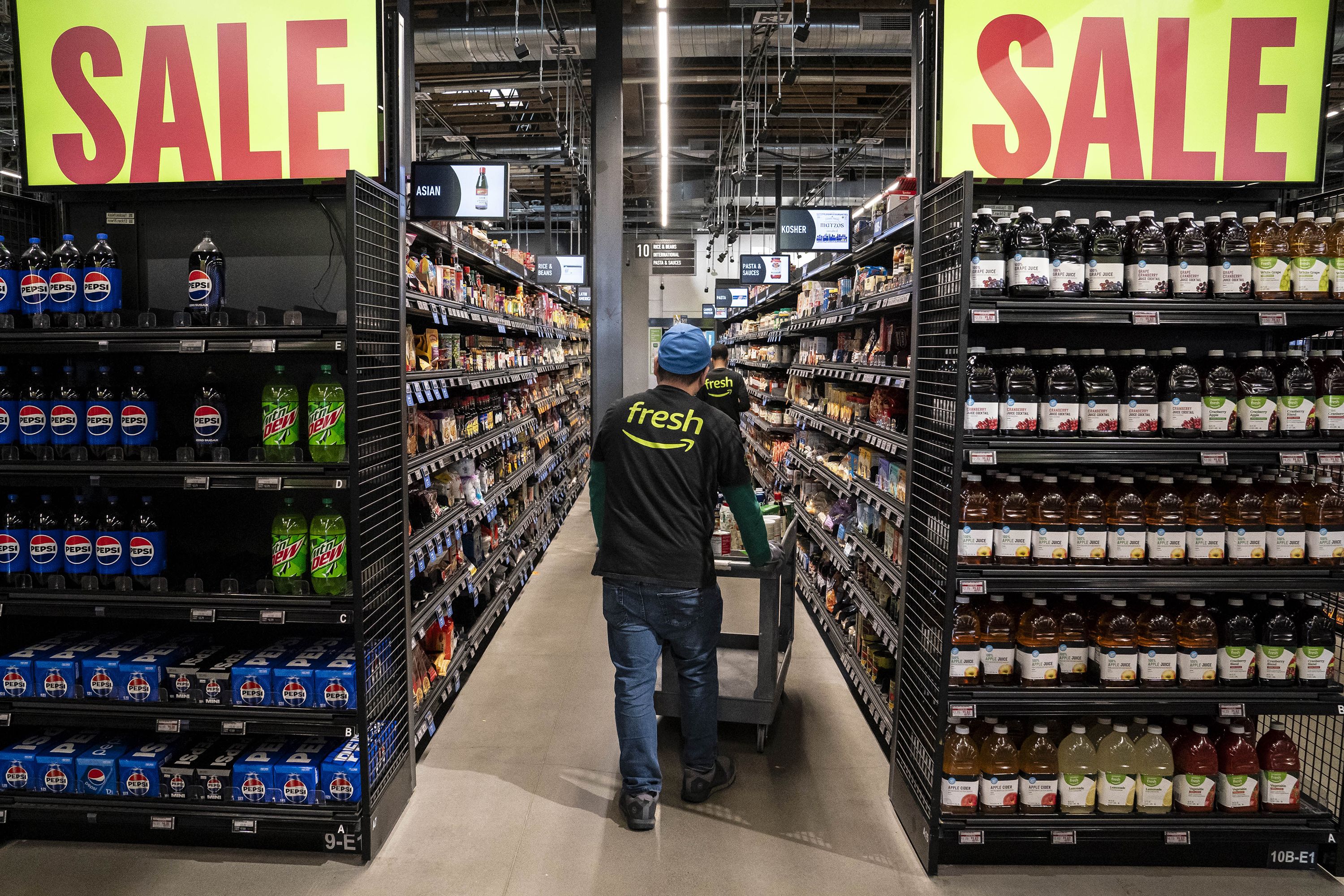 Amazon is slashing prices on 4,000 grocery items, joining Target and ...