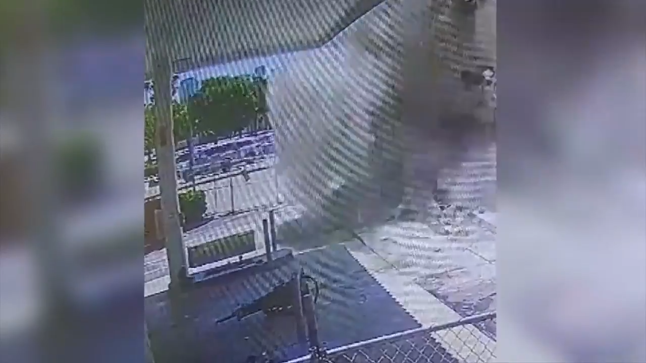 New surveillance video captures construction worker caught in explosion ...