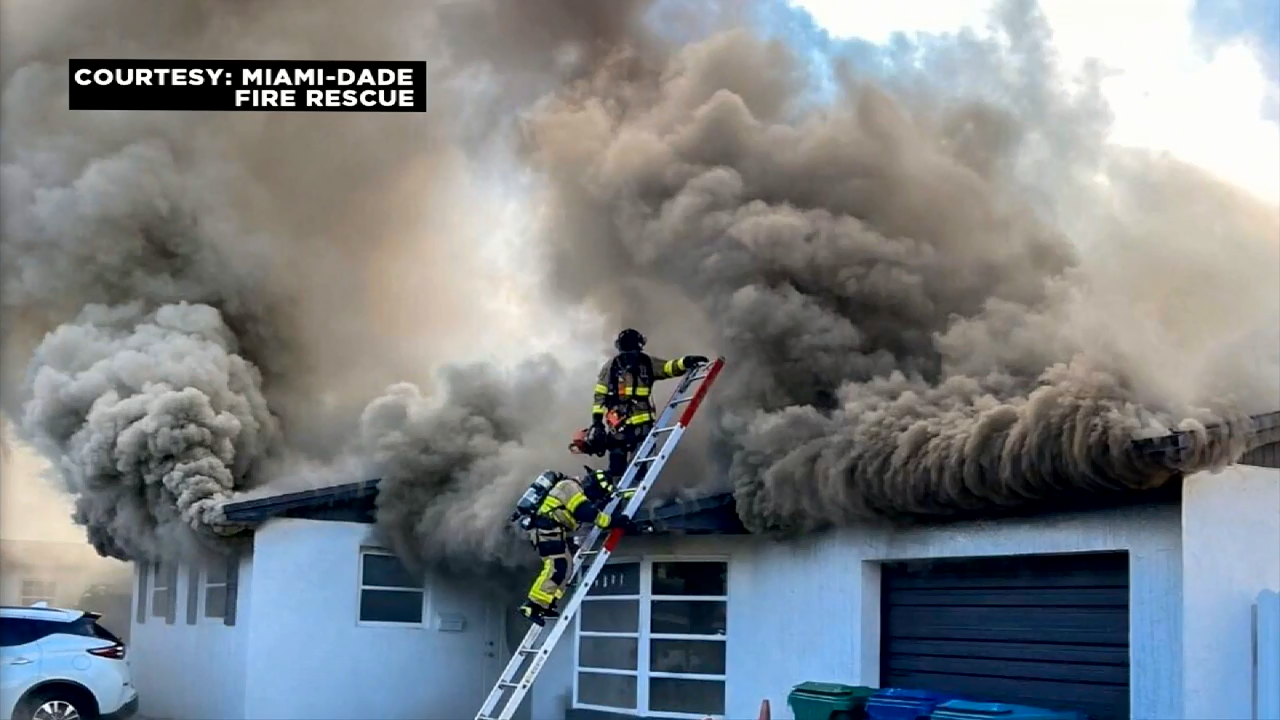 Firefighters Extinguish House Fire In Cutler Bay Wsvn 7news Miami