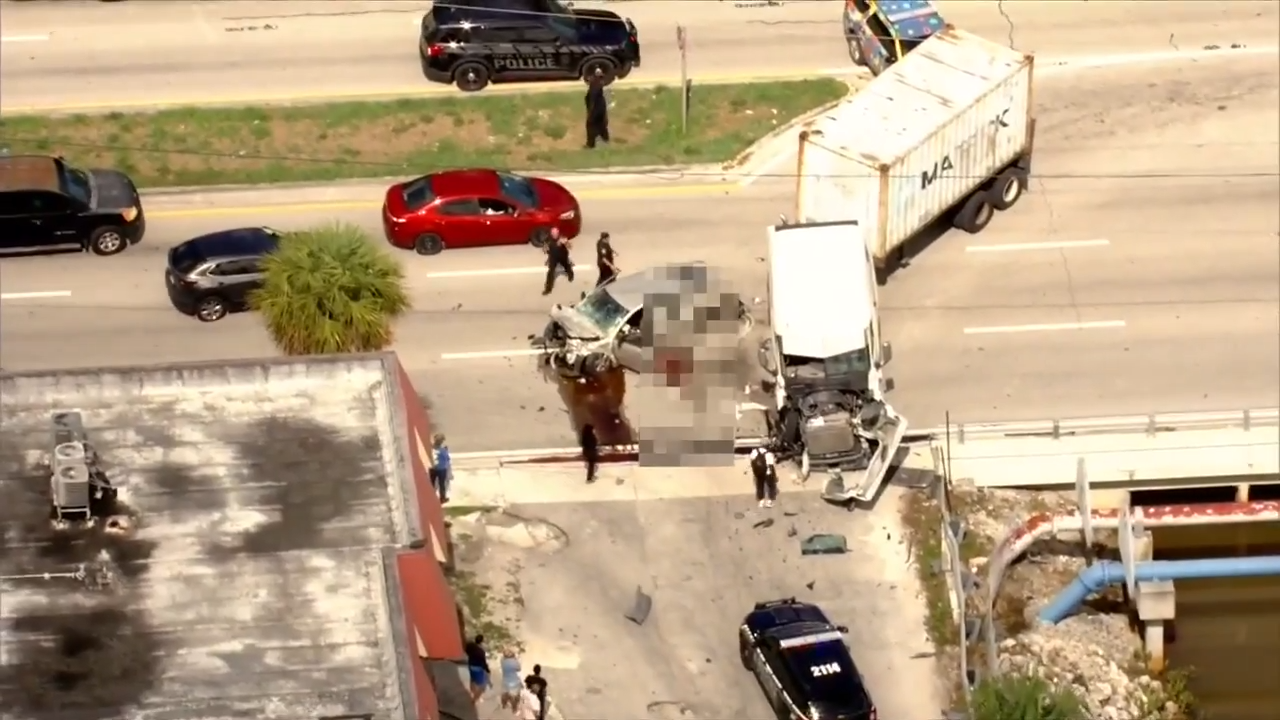 1 Airlifted To Hospital After Vehicle And Tractor Trailer Collide In