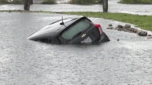 Retired police sergeant, family save couple whose car got swept into ...