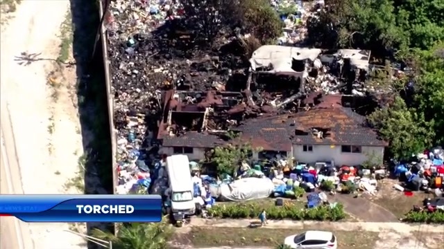 Hollywood ‘hoarder’ house destroyed in fire received several violations ...