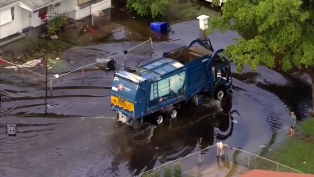 240614_rain_event_flooding_aerial_garbage_truck_Hollywood – WSVN 7News ...