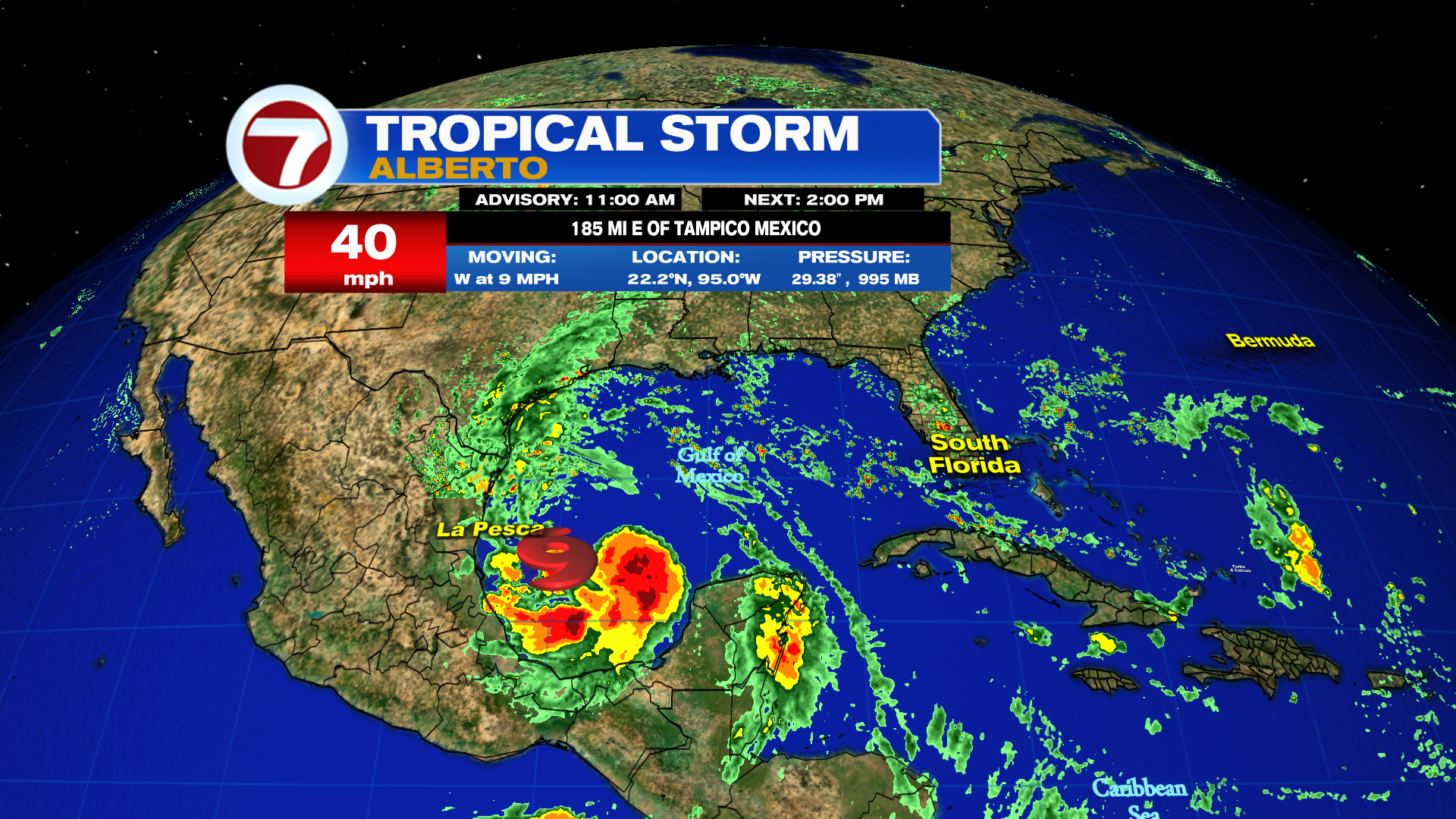 Gusty downpours today, Plus 1st storm of the season - WSVN 7News ...