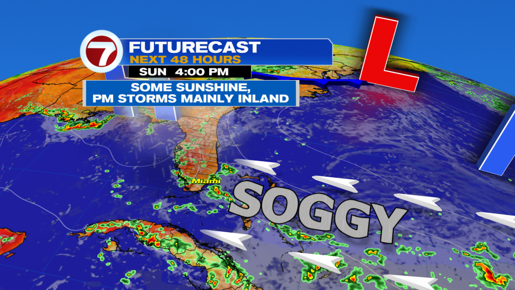 Sunday Rain Showers - WSVN 7News | Miami News, Weather, Sports | Fort ...
