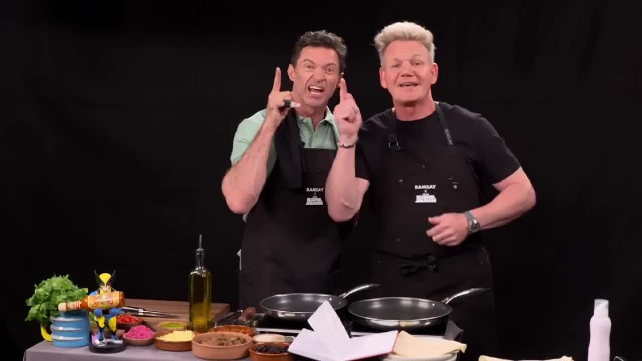 The stars of ‘Deadpool & Wolverine’ team up with Gordon Ramsay for a ...