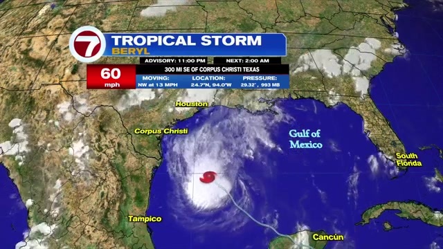 Texas coast braces for looming hit by Beryl, which is expected to ...