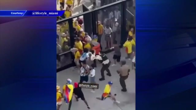 Crowd control issues, security gate breach at Copa America final cause ...
