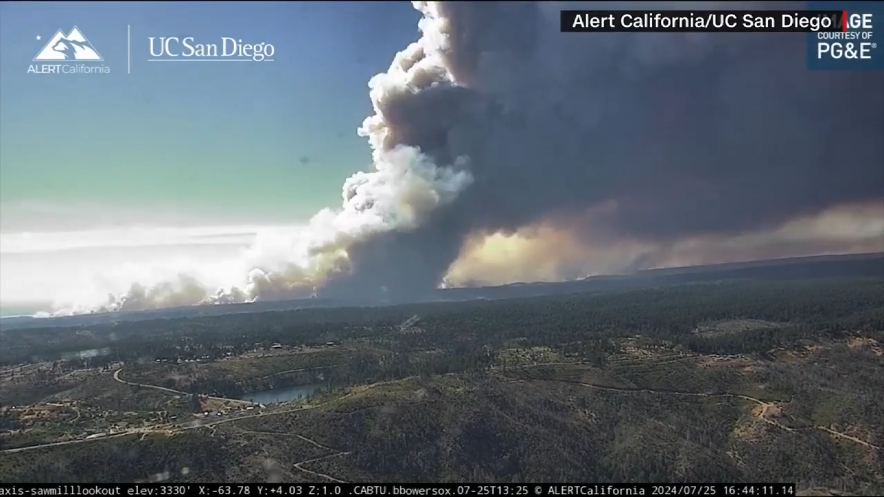 Lightning and a burning car pushed into a gully are blamed for ...