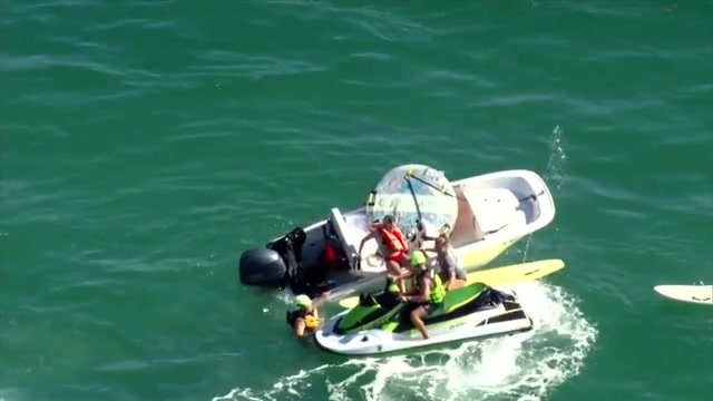 At least 2 rescued from small boat taking on water off Haulover Inlet ...