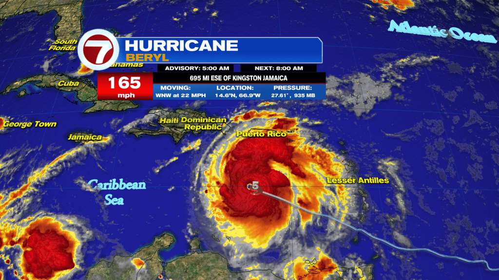 Beryl Barreling Through The Caribbean - WSVN 7News | Miami News ... Beryl Barreling Through The Caribbean - WSVN 7News | Miami News ...