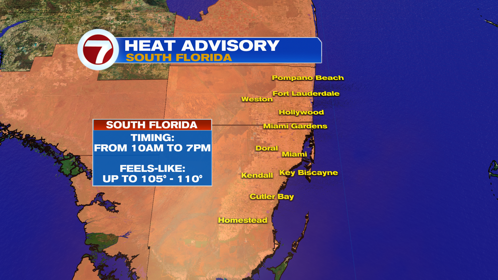 Heat Advisory & Watching 1 Area in the Tropics - WSVN 7News | Miami ...