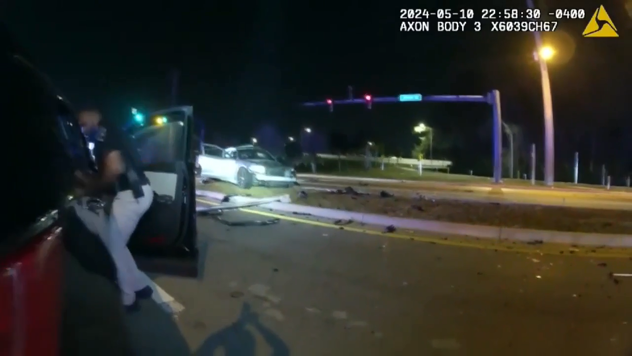 New video shows I-95 crash that left woman dead, led to 5 arrests as ...