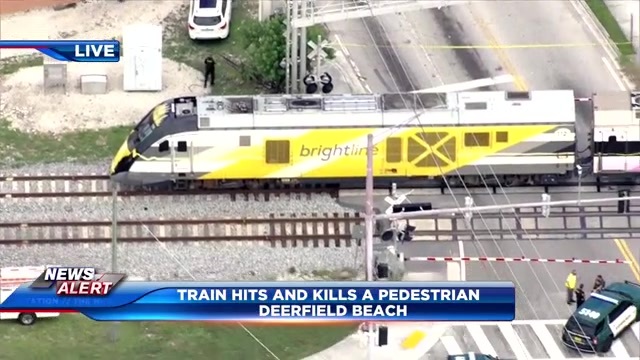 Pedestrian Fatally Struck By Brightline Train In Deerfield Beach Wsvn