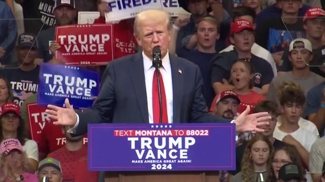 Donald Trump headlines Montana rally after plane was diverted but ...