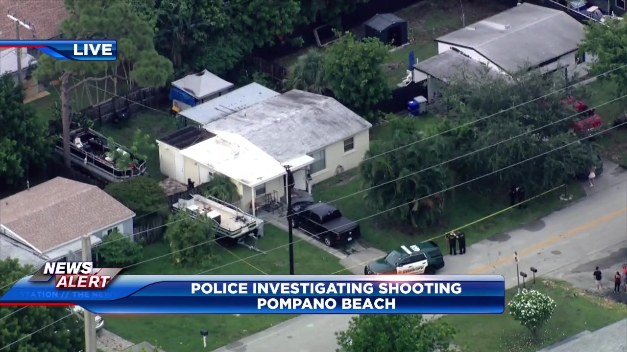 Man shot and killed in Pompano Beach; suspect at large - WSVN 7News ...