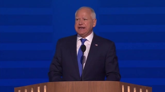 Walz unharmed after some of the vehicles near the back of his motorcade ...