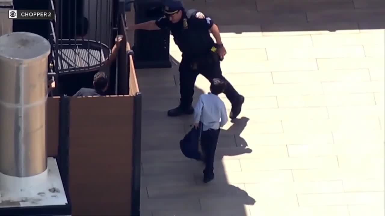 A child was reported missing. A TV news helicopter crew spotted him on ...