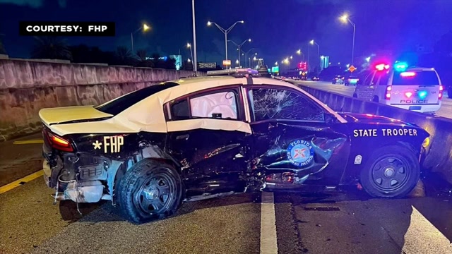 FHP trooper, driver hospitalized after crash on I-95 near Golden Glades ...